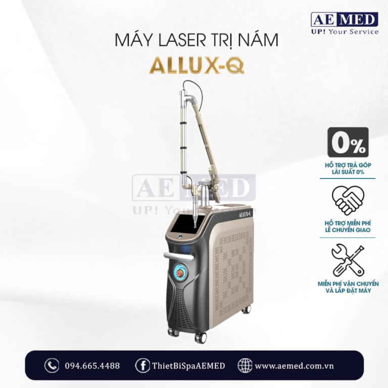 MÁY LASER XUNG DÀI ALLUX-Q Pro - AEMED