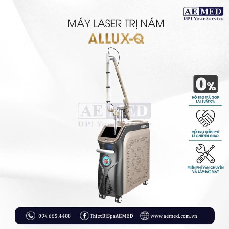 Máy laser trị nám ALLUX-Q - phân phối chĩnh hãng CTY AEMED