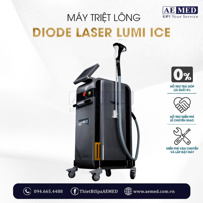 MÁY TRIỆT LÔNG DIODE LUMI ICE